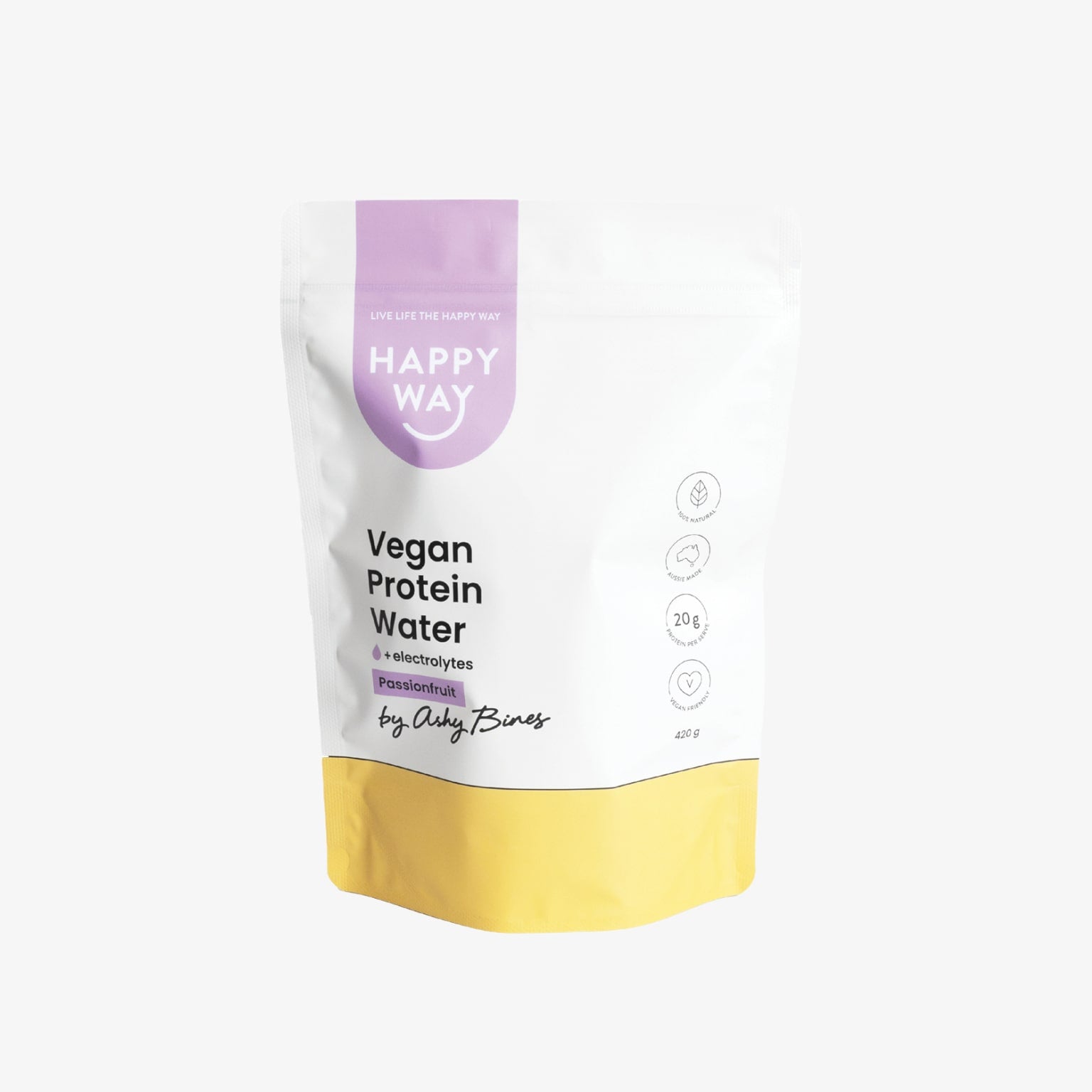 Happy Way | Passionfruit Vegan Protein Water Powder - 420g – Unfabled