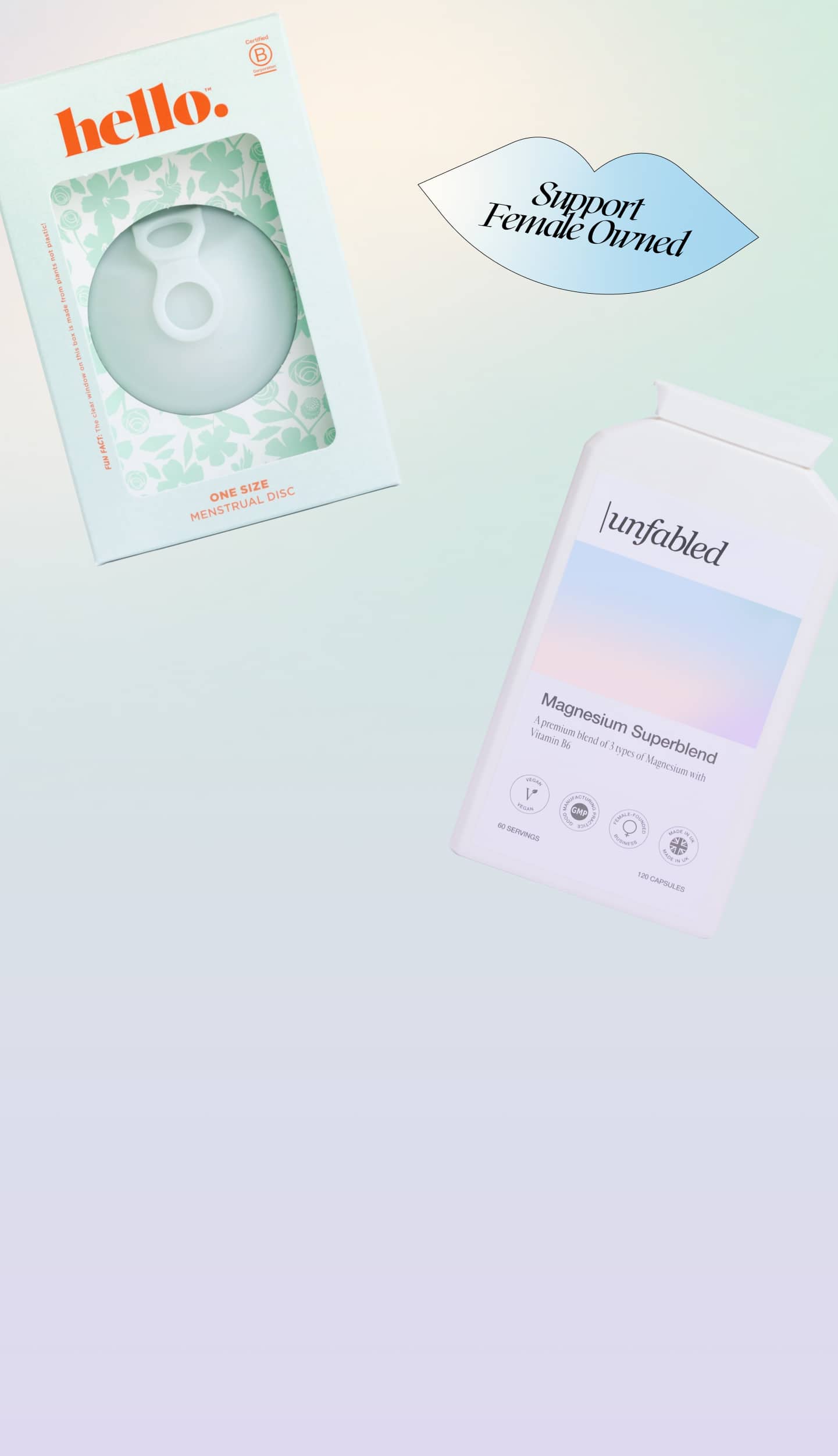 Unfabled | Sustainable Health & Wellness Products, Delivered