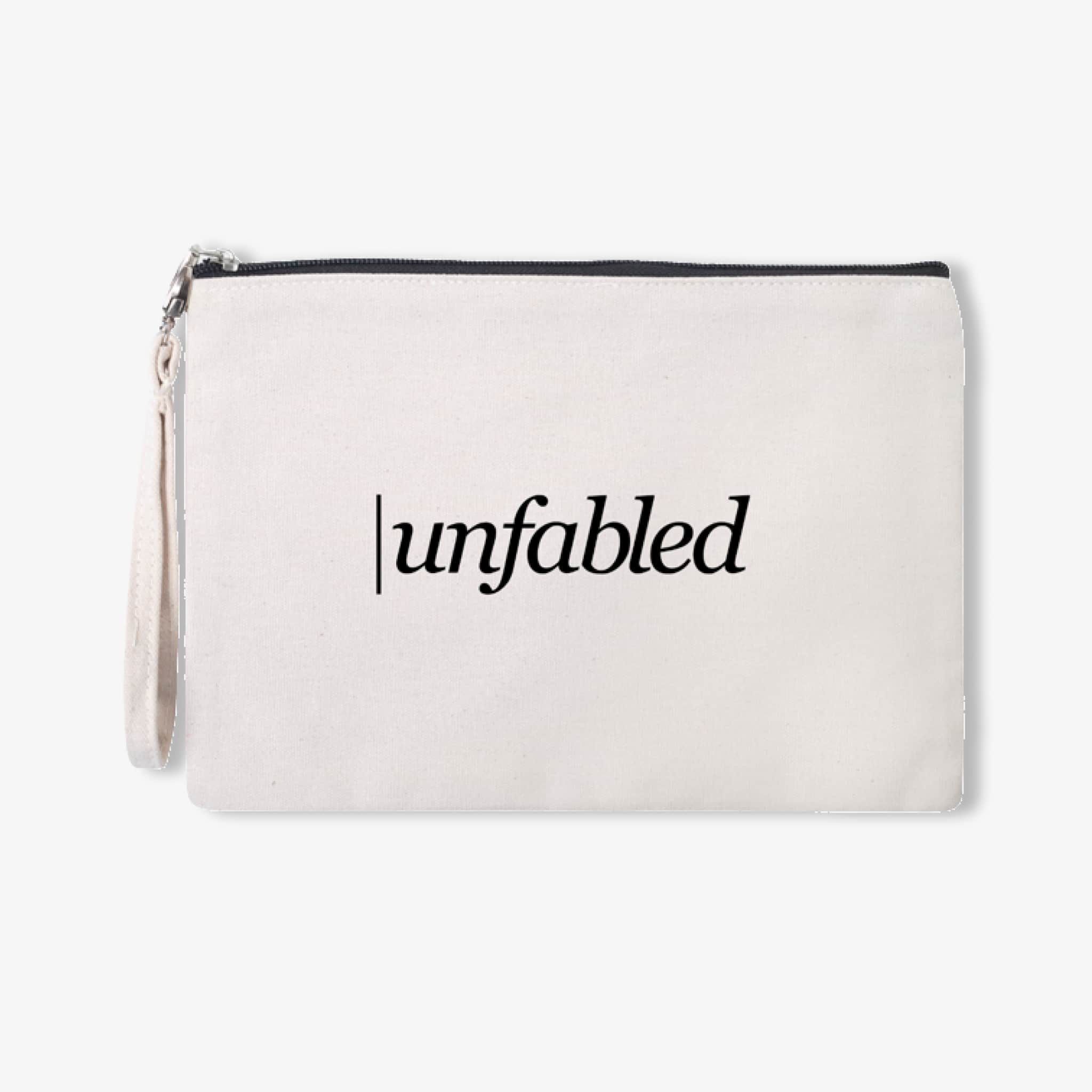 Unfabled | Unfabled Logo Cotton Zip Bag